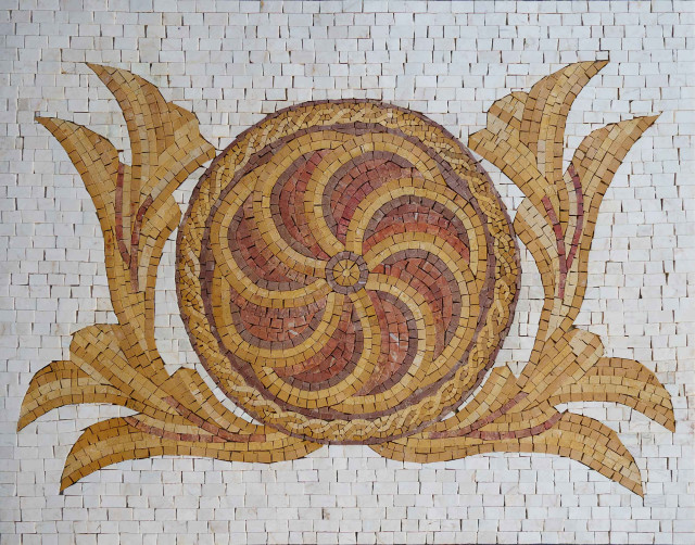 Splash of Color - Mosaic Design, 31" x 23" - Traditional - Tile Murals ...