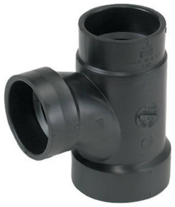 Hub X Hub X Hub Sanitary Tee - 4" X 4" X 3" - Traditional - Heating And ...