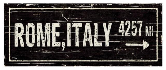 "Destination Signs III" Digital Paper Print by Pela Studios, 32"x14 ...