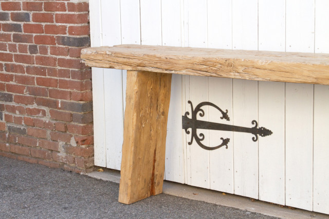 Rustic Long Old Beam Console Table - Rustic - Console Tables - by De ...