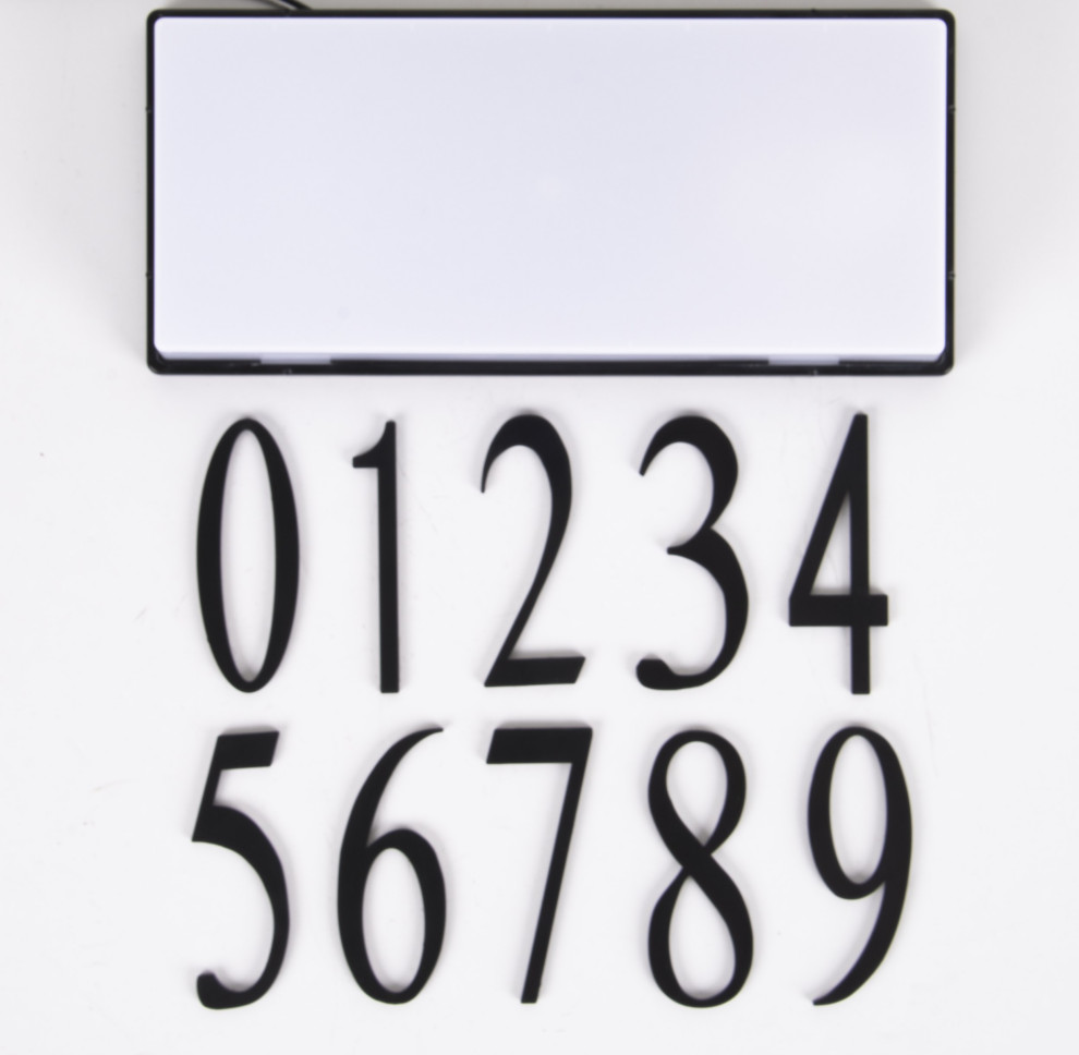 Address Plaque 6 - Transitional - House Numbers - by Craftmade | Houzz