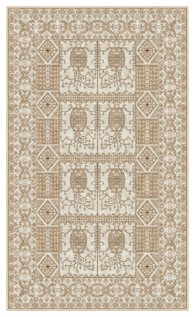 Washable Europa Palazzo Area Rug, Rectangle 2'x5' - Mediterranean ...