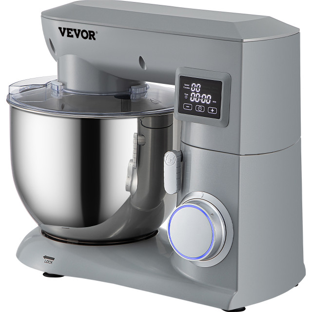 VEVOR 450W Stand Mixer 6-Speed Tilt-Head Dough Mixer 7.4 Qt Bowl 3 ...