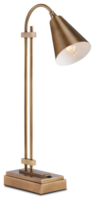 Symmetry Brass Desk Lamp - Transitional - Desk Lamps - by The ...