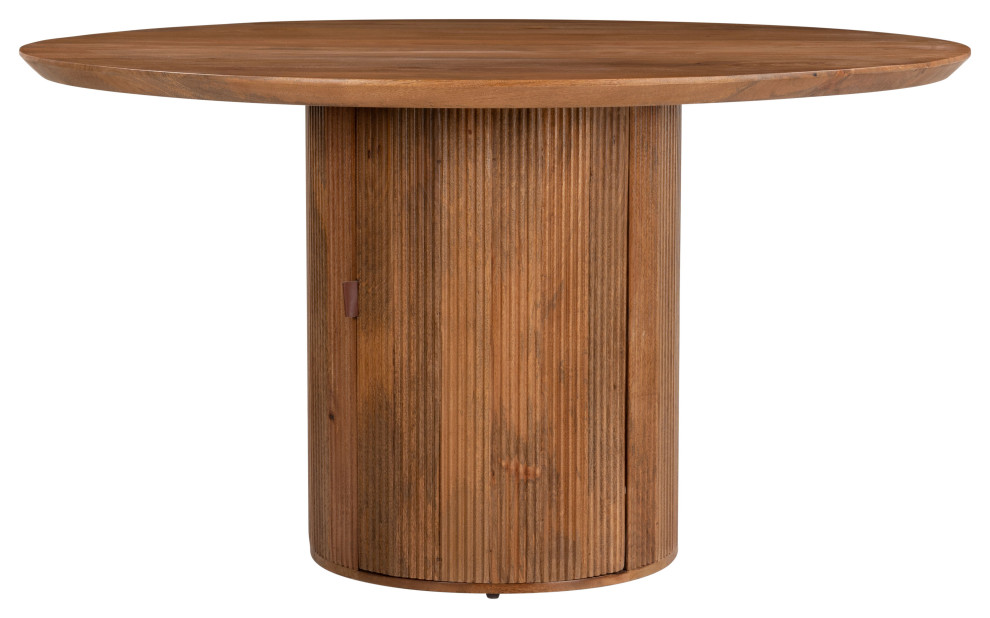 Garnet Dining Table Brown - Transitional - Dining Tables - by Rustic ...