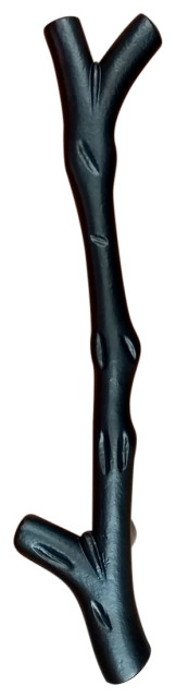 Large Tree Branch Door Pull Barn Door Handle - Matte Bronze finish ...