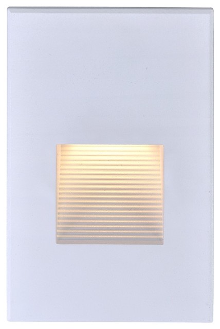 Nuvo LED Vertical Step Light, White - Transitional - Stair And Step ...