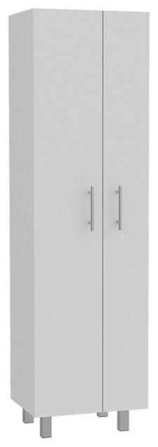 Home Square 2-Piece Set with Wall Cabinet and Modern Storage Cabinet ...