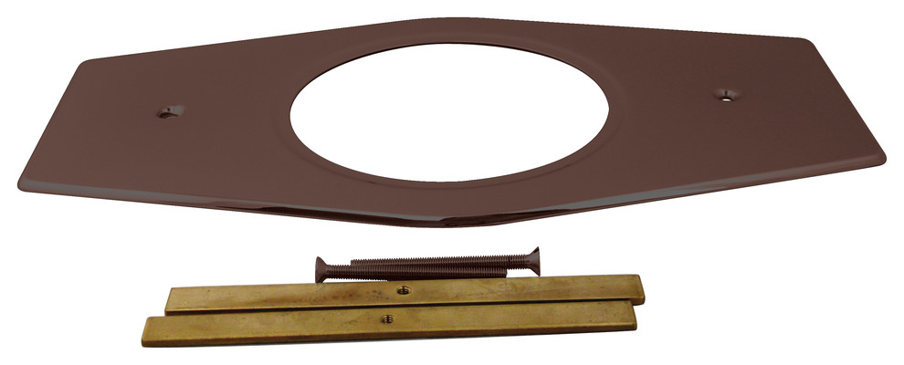 One-Hole Remodel Plate For Moen And Delta In Oil Rubbed Bronze ...