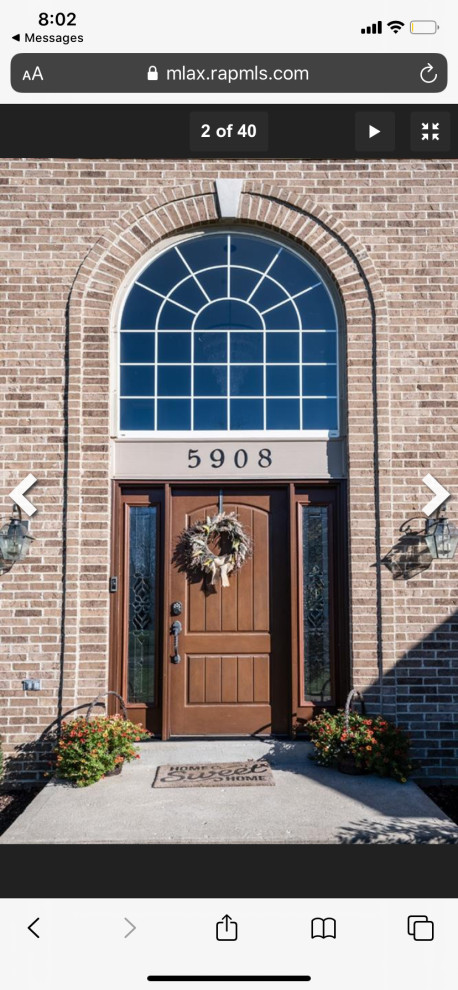 New house...no front porch!