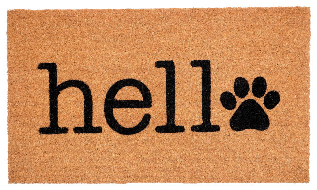 Calloway Mills Hello Paw, 24"x36" - Contemporary - Doormats - by ...