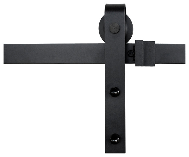 Slade Barn Door Hardware Kit, 78-3/4" Rail - Traditional - Barn Door ...