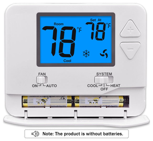 Non-Programmable Thermostats for Home 1 Heat/1 Cool. - Modern ...