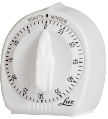 Lux Lux Minute Minder Timer, White - Contemporary - Kitchen Timers - by ...