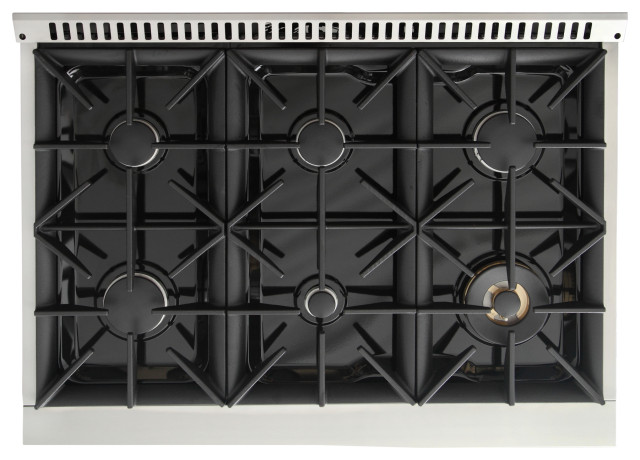 Professional 36" 5.2 cu. ft. Range Custom - Contemporary - Gas Ranges ...