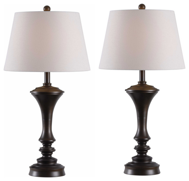 Kenroy KH80426 2-Pack Table Lamp, Isabella - Traditional - Table Lamps ...
