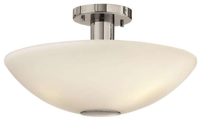 Hinkley Lighting Camden 3 Light Foyer Semi-Flush Mount, Chrome - 3341CM ...