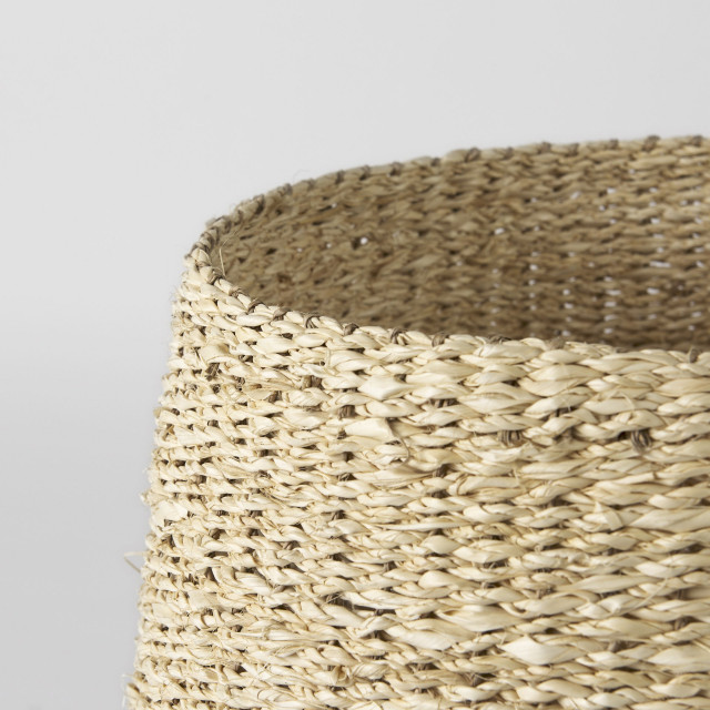 Set of Three Detailed Wicker Storage Baskets - Tropical - Baskets - by ...