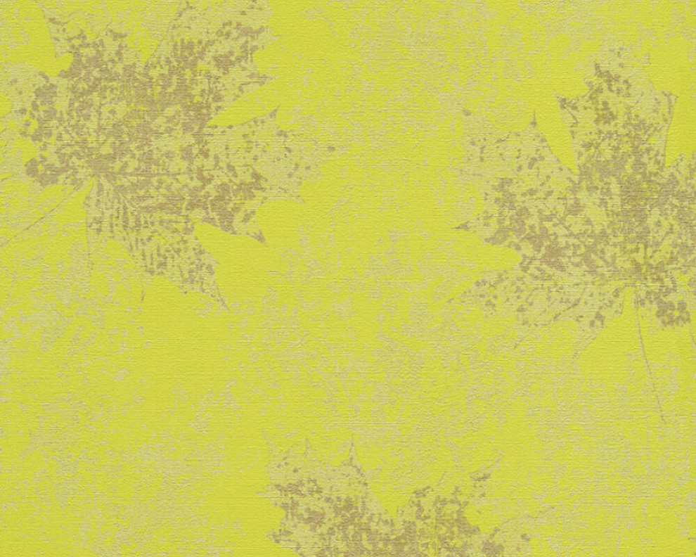 Botanical and Jungle Textured Wallpaper Maple Leaves, 1 Roll ...