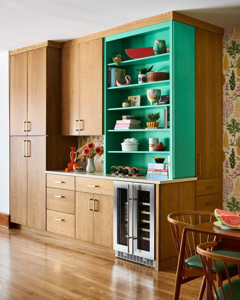 Grand Scandi - Scandinavian - Home Bar - Chicago - by Unpatterned | Houzz