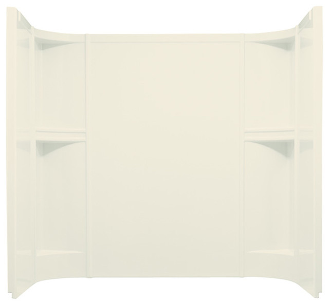 Sterling Accord Vikrell Bathtub Wall Surround, Biscuit - Shower Stalls ...
