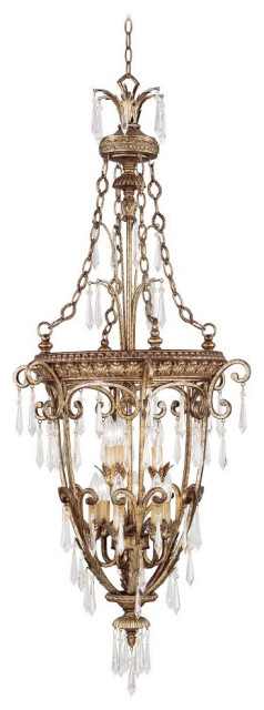 Conifer Mews9 Light Foyer, Glam Style24"Wx60"H - Victorian ...
