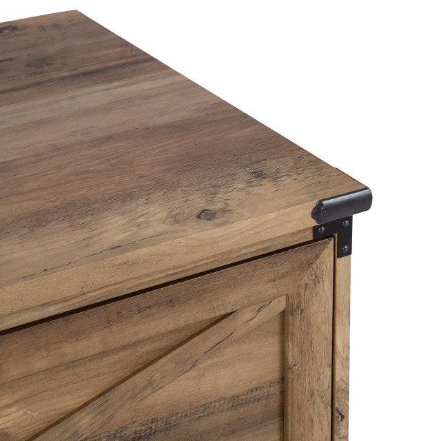 Oxford 31.5" Wide 2 Drawer Wooden Farmhouse Lateral Filing Cabinet in ...