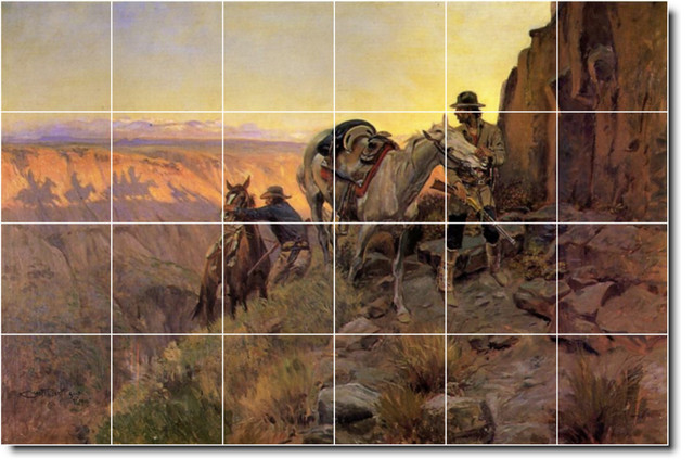 Wall Tile Murals Western