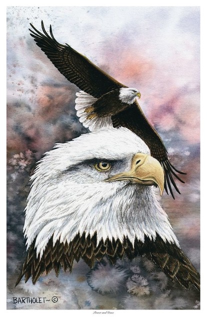 by Artist Dave Bartholet Power & Grace Art Print, 30"x45 ...