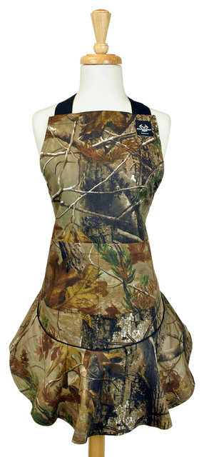 RealTree Apron Flounce Apron, 28x26" - Contemporary - Aprons - by ...