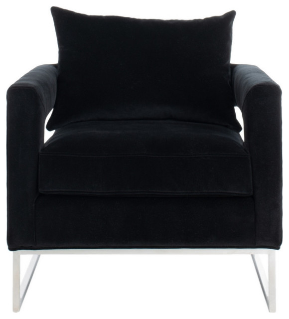 Nelson Velvet Club Chair - Contemporary - Armchairs And Accent Chairs ...