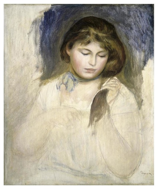 "Head of Gabrielle" Digital Paper Print by Pierre-Auguste Renoir, 15 ...