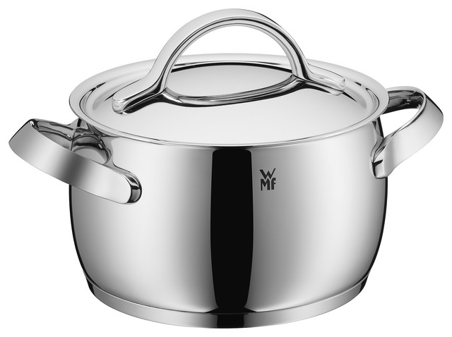 WMF Concento Stainless Steel 4 Quart Covered High Casserole ...