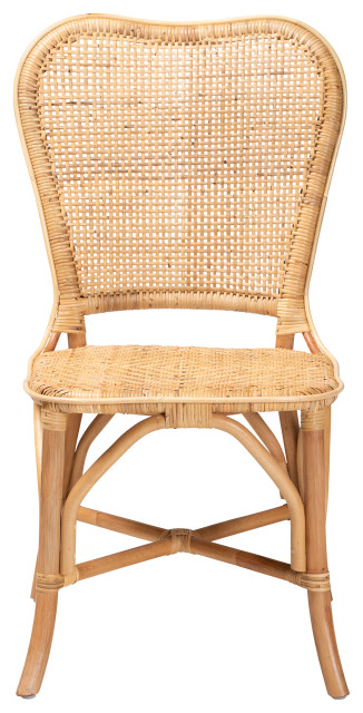 Alisa Natural Rattan Dining Chair - Tropical - Dining Chairs - by ...
