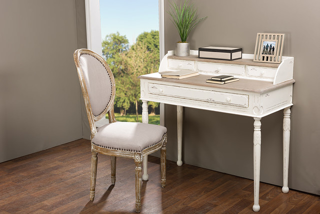 Anjou Traditional French Accent Writing Desk - French Country - Desks ...