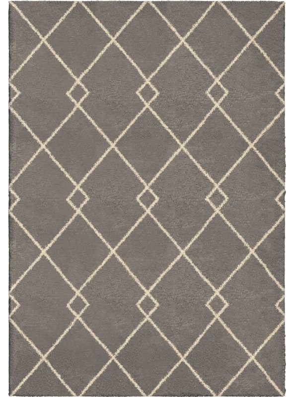 Orian Rugs, Plush Criss-Cross Crisscross Taupe, Area Rug, 5'3"x7'6 ...