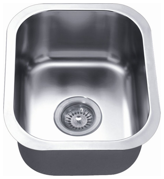 Dawn BS1215 Undermount Rounded Corner Kitchen/Bar Sink - Contemporary ...