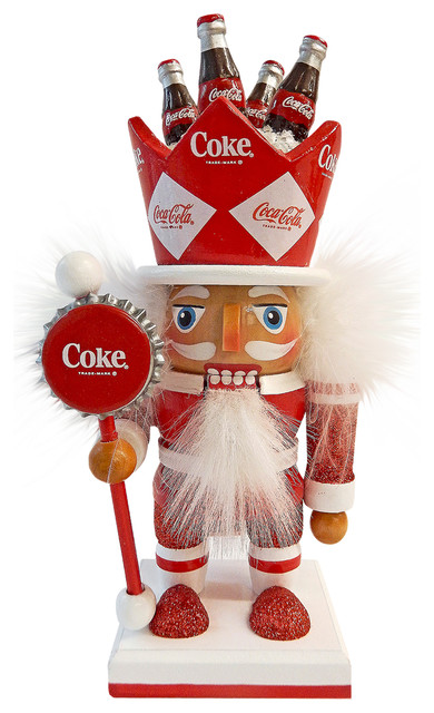8" Coca-Cola Nutcracker, 8" - Contemporary - Holiday Accents And ...