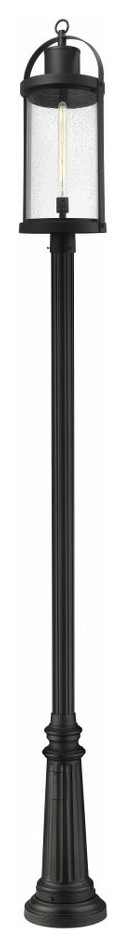1 Light Outdoor Post Mount Lantern in Period Inspired Style - 23.5 ...