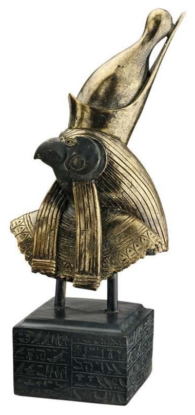 18" Ancient Egyptian Art Statue Jackal God Horus Sculpture ...