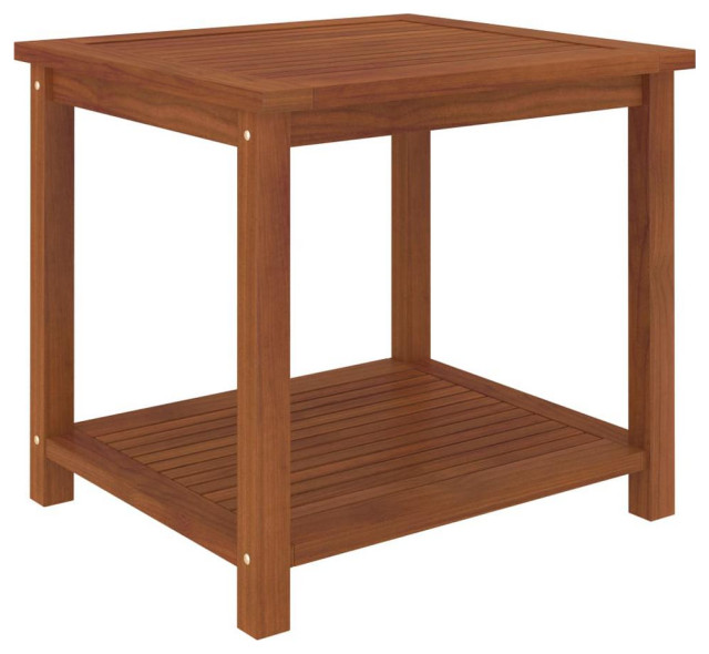 vidaXL Side Table Solid Acacia Wood 17.7x17.7x17.7, 44128 ...