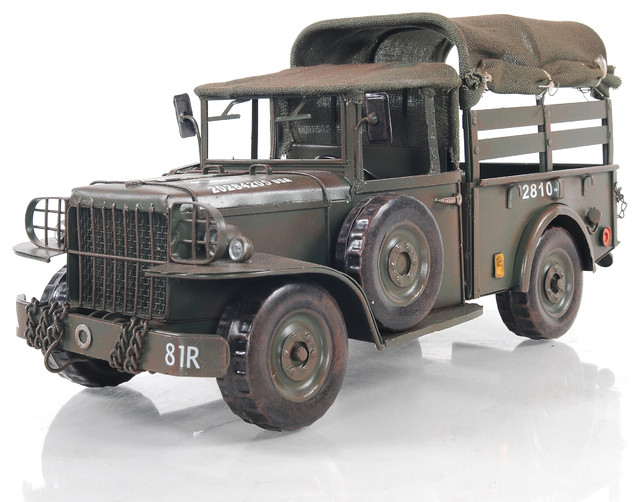 VINTAGE DODGE M42 COMMAND Collectible Metal scale model Command Truck ...