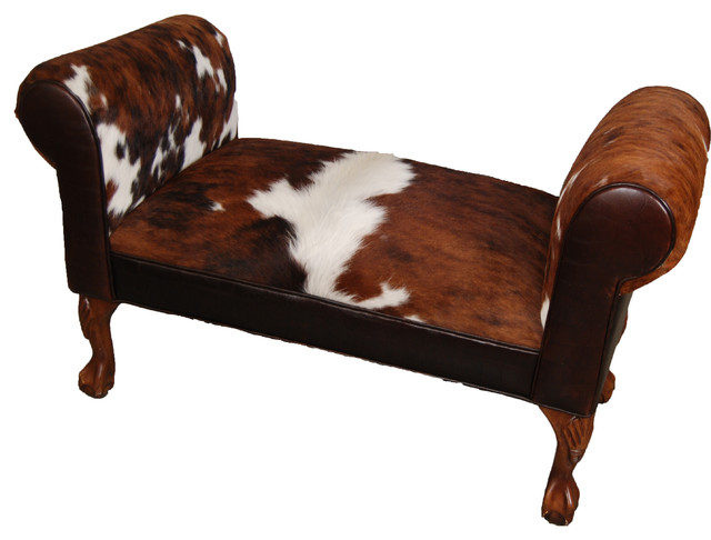 48" Roll Arm Bench - Southwestern - Upholstered Benches - by Great Blue ...