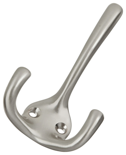 Utility Hooks Coat Hook Triple 5/8" Center to Center, Chrome ...