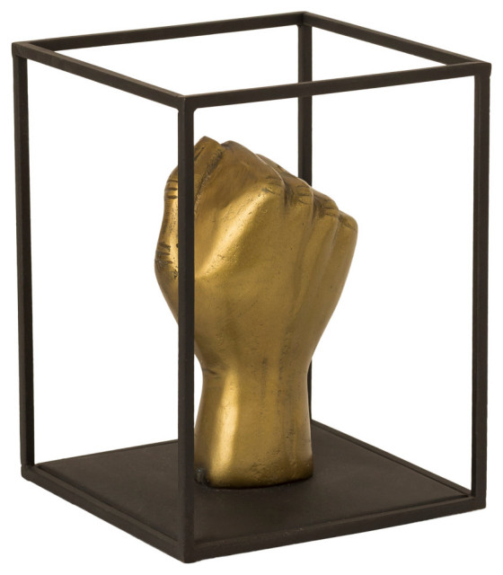 Bronze Fist Modern Home Decor Unique Table Top Decor Home Decorative ...