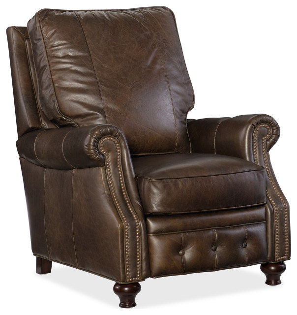 Old Saddle Cocoa Recliner Chair - Traditional - Recliner Chairs - by ...