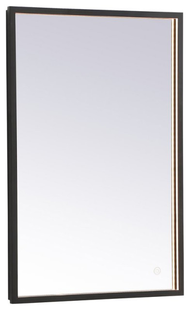 Modern Black Led Mirror - Modern - Bathroom Mirrors - by Elegant ...