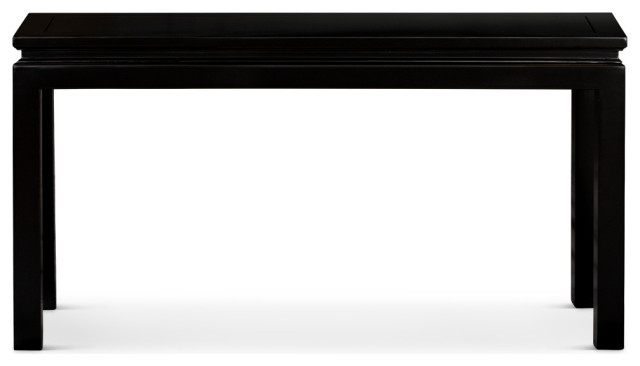 Black Elmwood Zen Style Asian Console Table - Asian - Console Tables ...