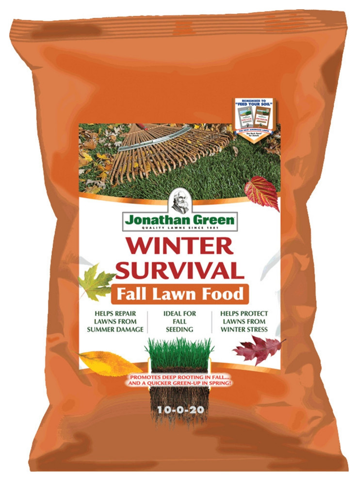 Jonathan Green Winter Survival Fall Lawn Fertilizer, 15lb bag, 5M ...
