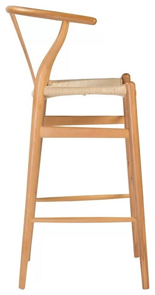 Woodcord Stool, 30" - Beach Style - Bar Stools And Counter Stools - by ...